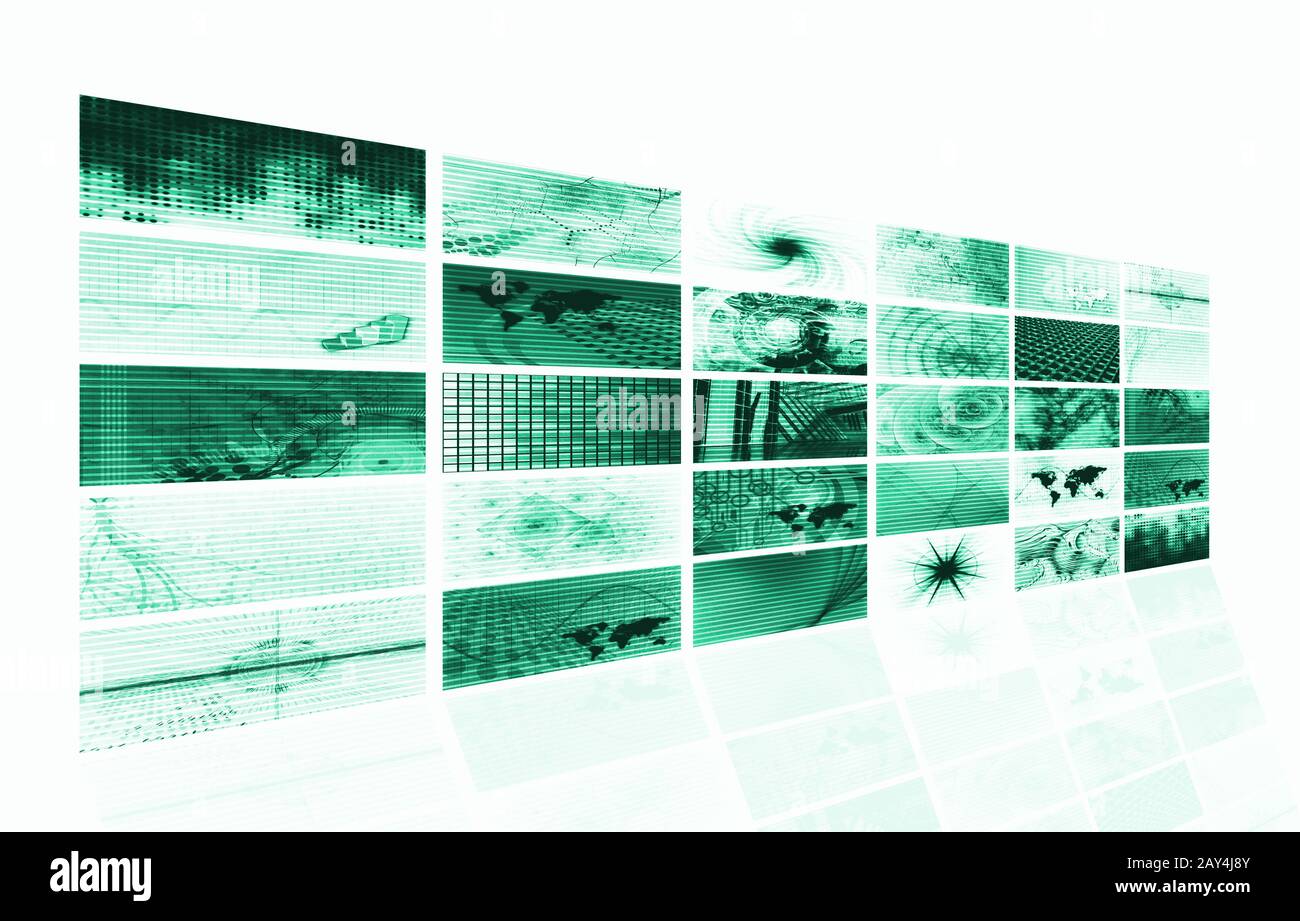 Glowing digital media Cut Out Stock Images & Pictures - Alamy