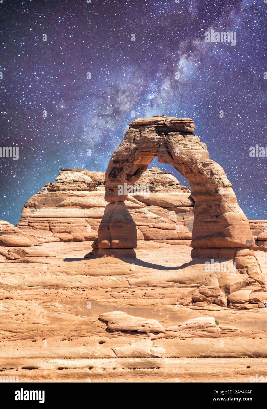 Delicate arch night hi-res stock photography and images - Alamy