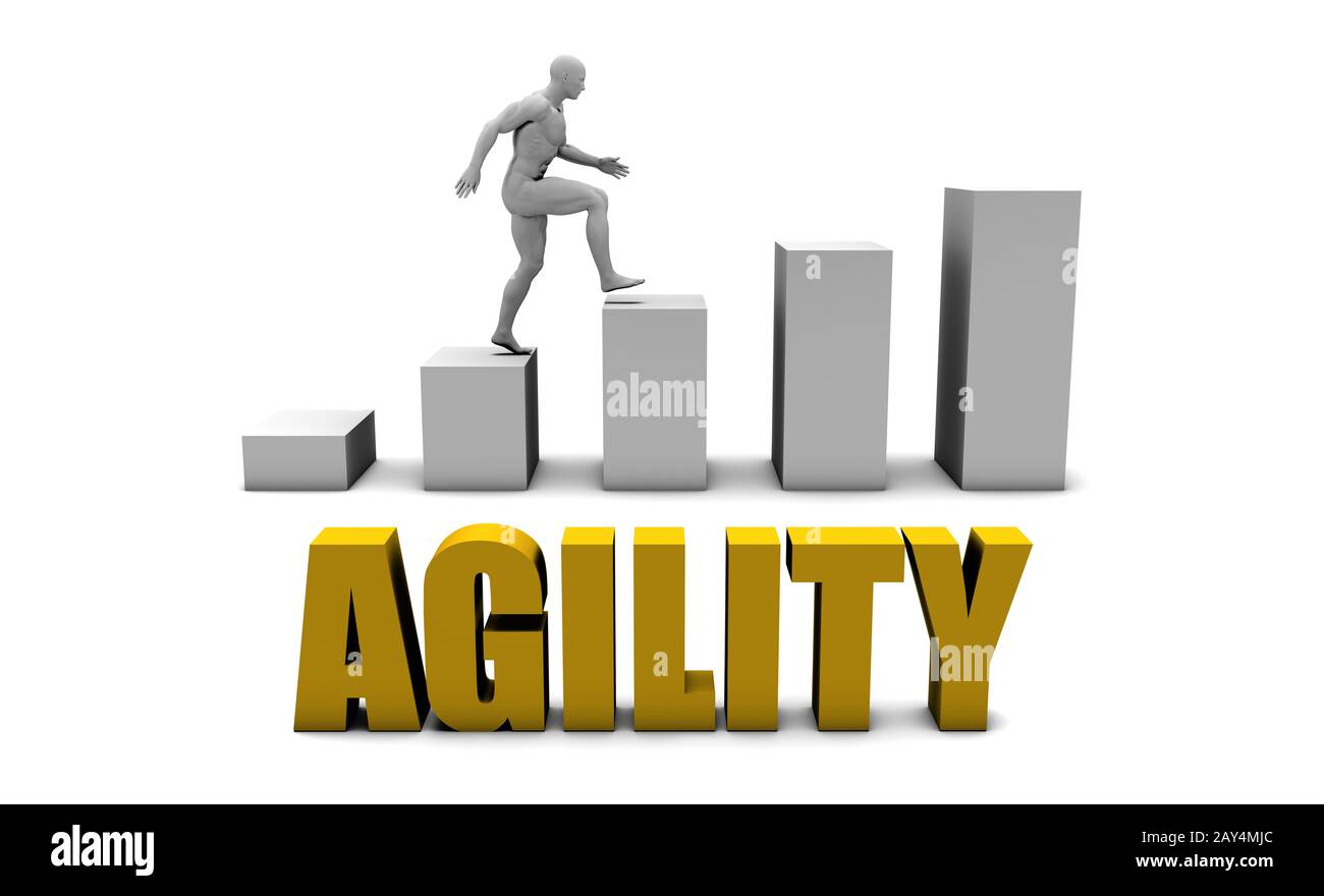 Agility concept business Cut Out Stock Images & Pictures - Alamy