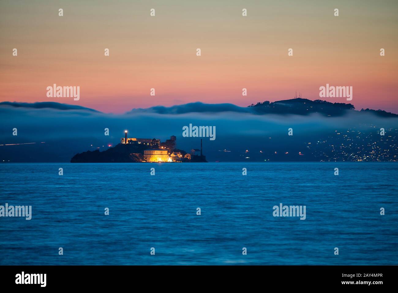 Alcatraz island night hi-res stock photography and images - Alamy