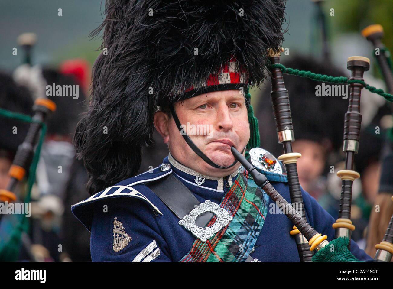 Royal Highland Gathering, Scottish marching pipe band, Uniformed games ...