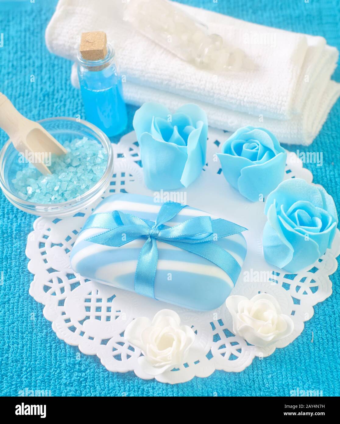 sea salt and oil Stock Photo - Alamy