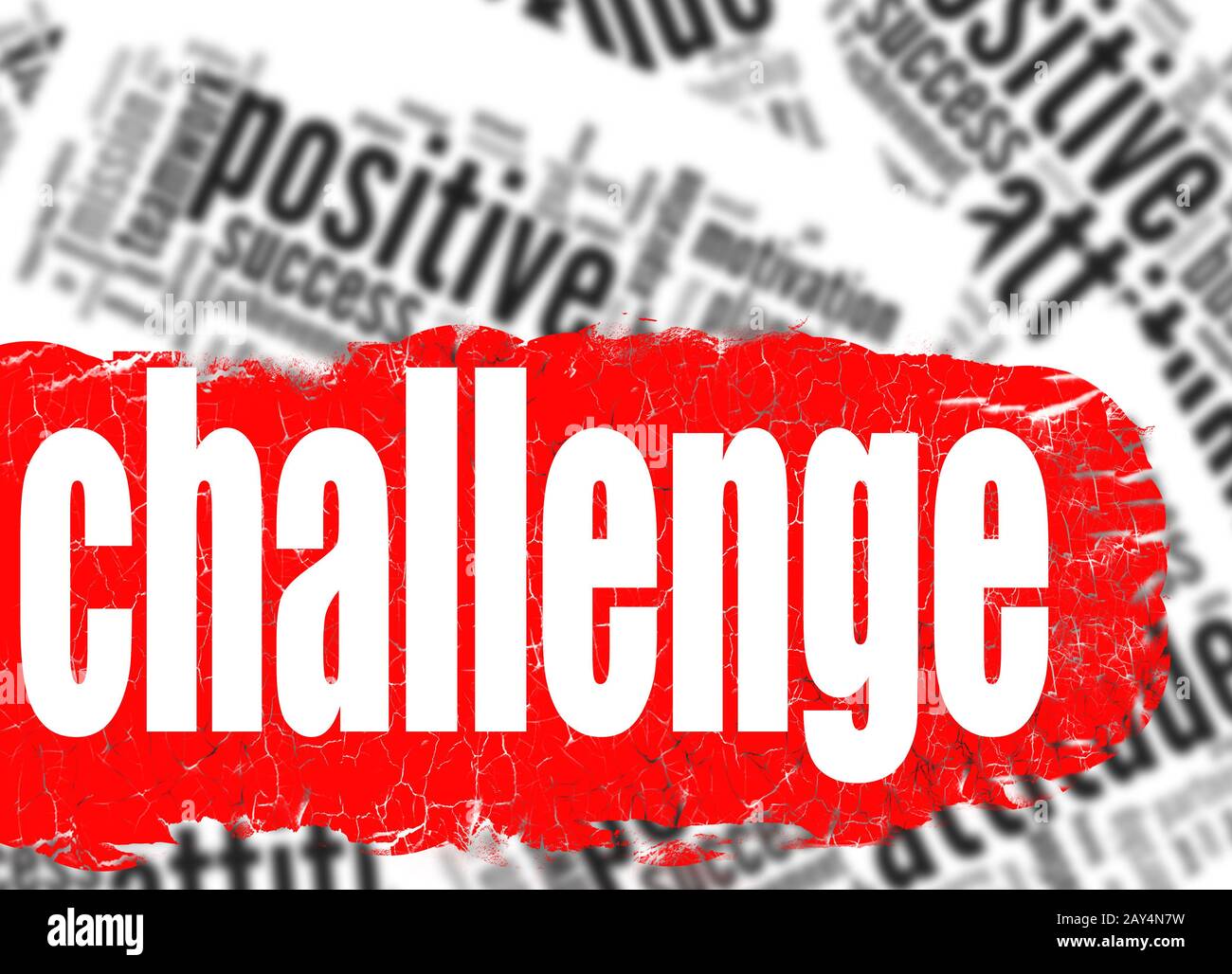 Word cloud challenge business sucess concept Stock Photo - Alamy