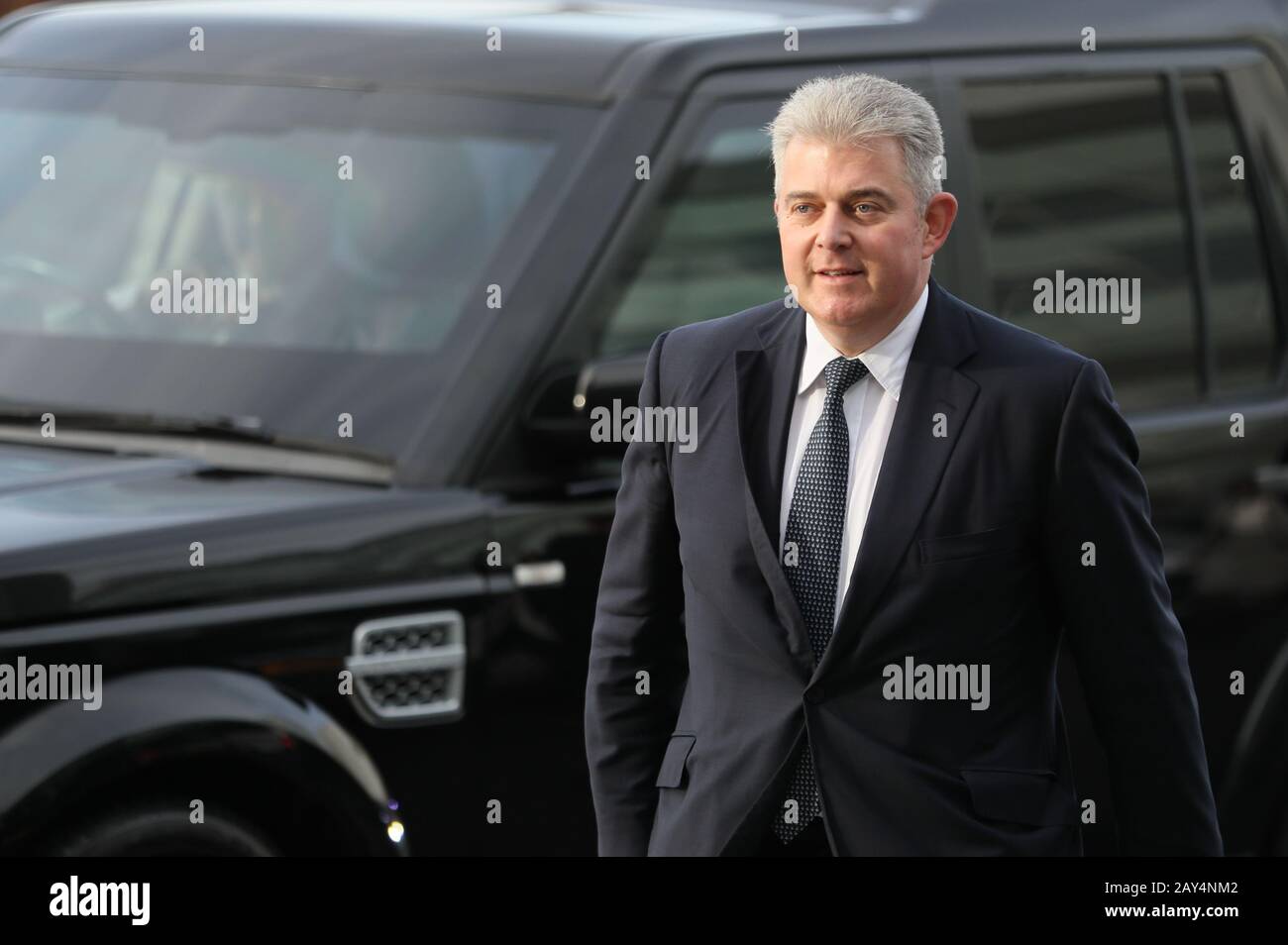 Newly appointed Northern Ireland Secretary Brandon Lewis arrives at ...