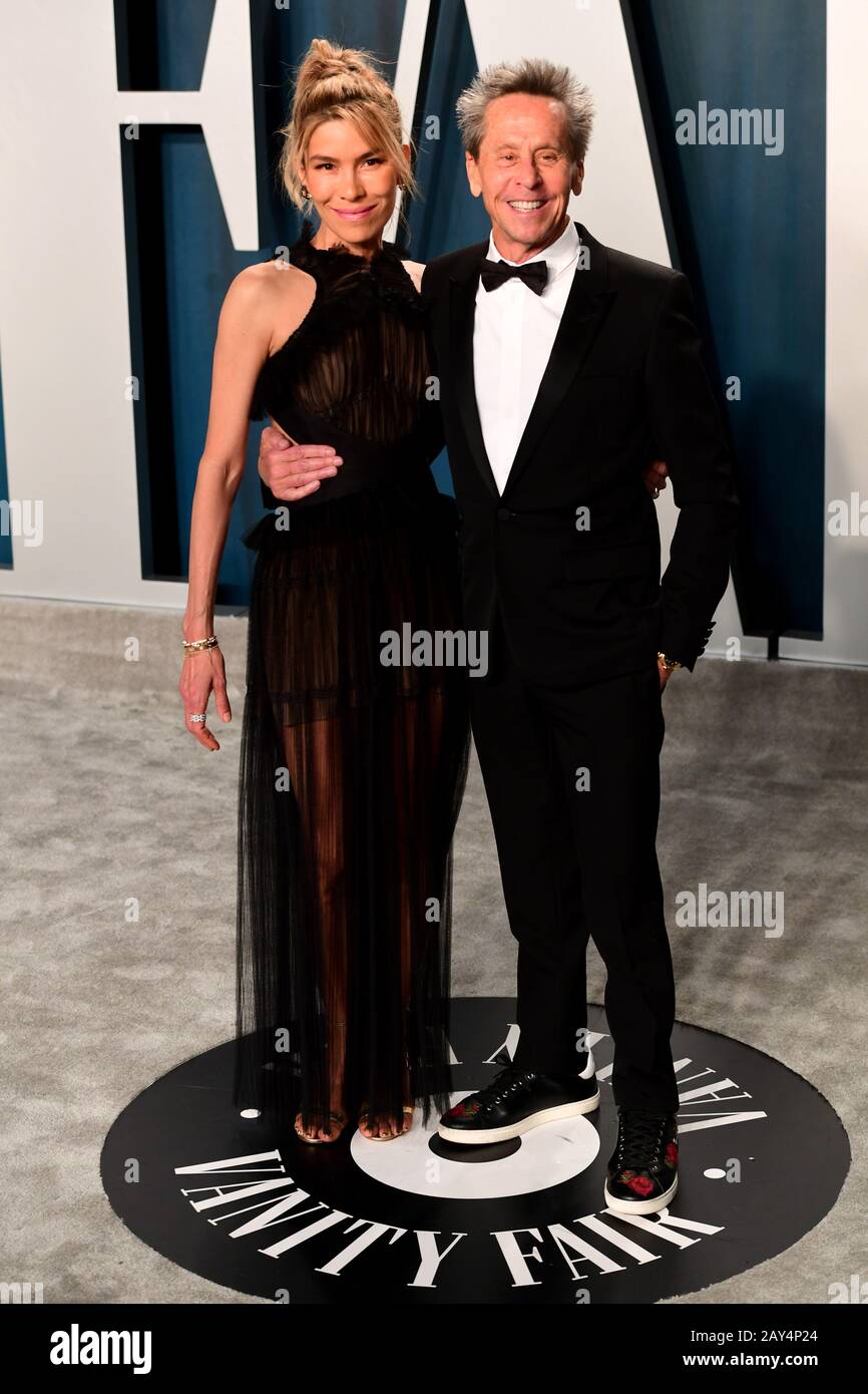 Brian Grazer (right) and Veronica Smiley attending the Vanity Fair ...