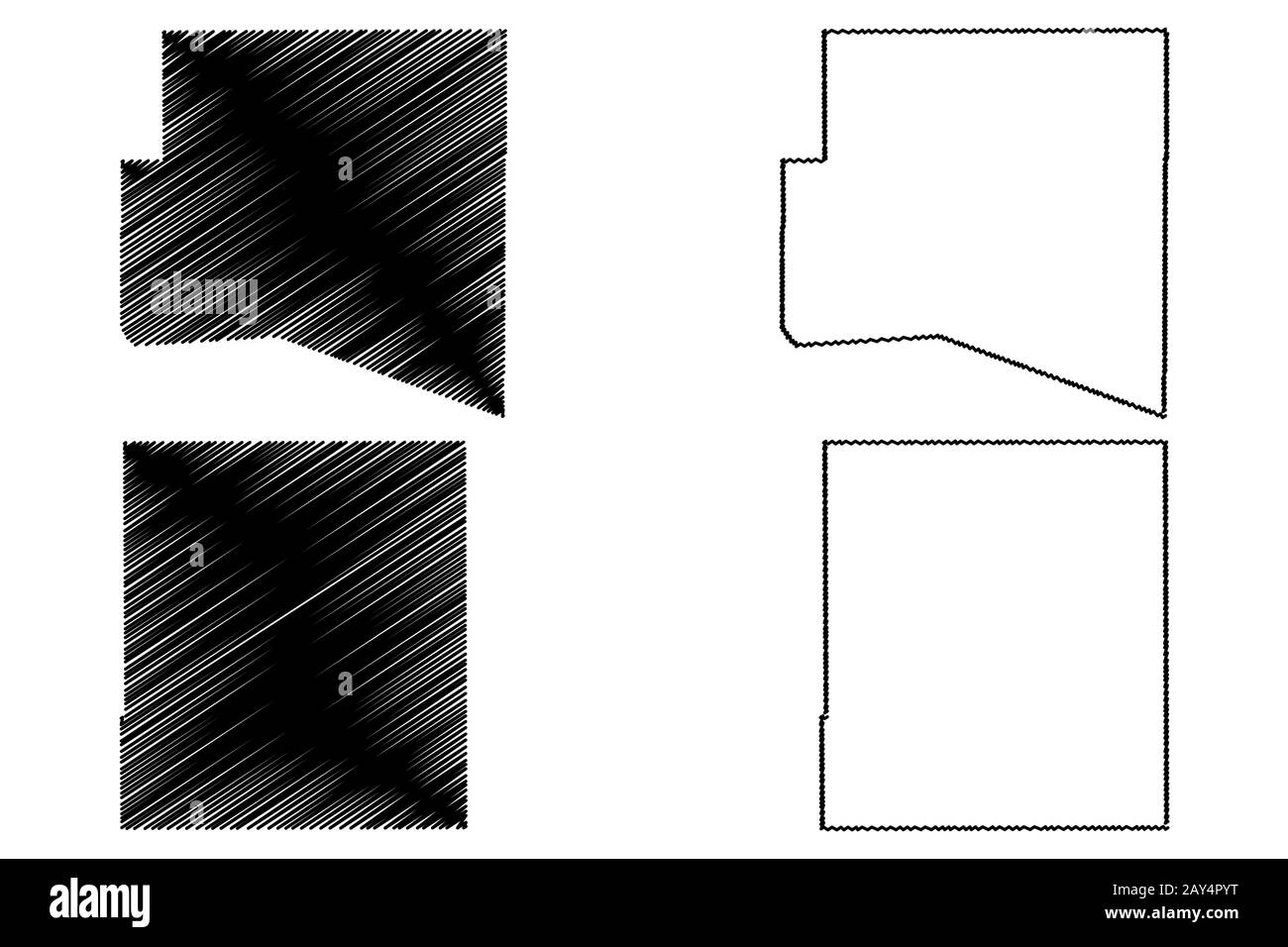 Prowers outline map hi-res stock photography and images - Alamy