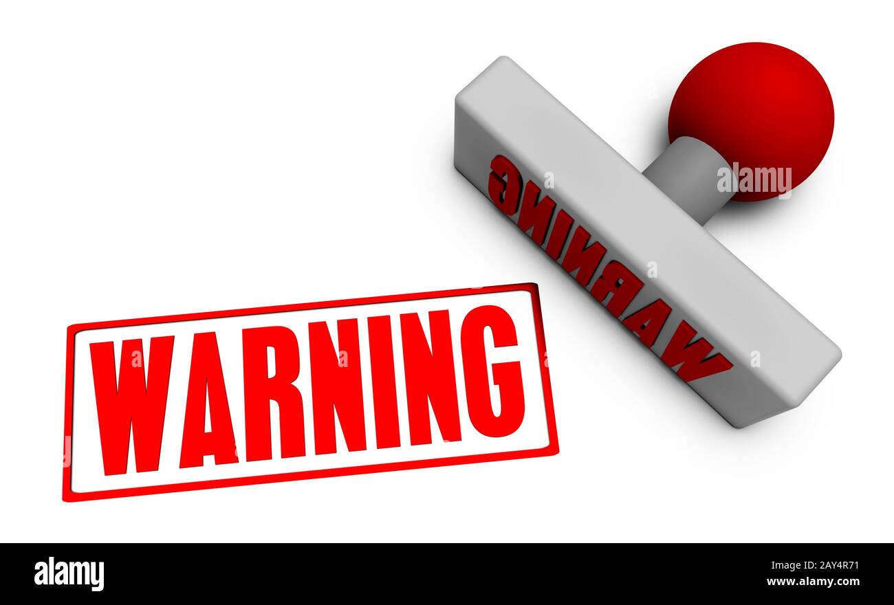 Your final warning Cut Out Stock Images & Pictures - Alamy