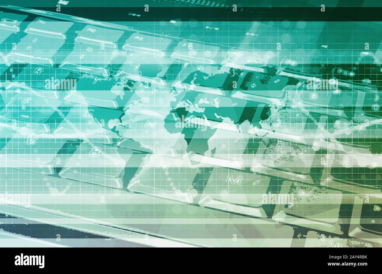 Global Information Technology Stock Photo - Alamy