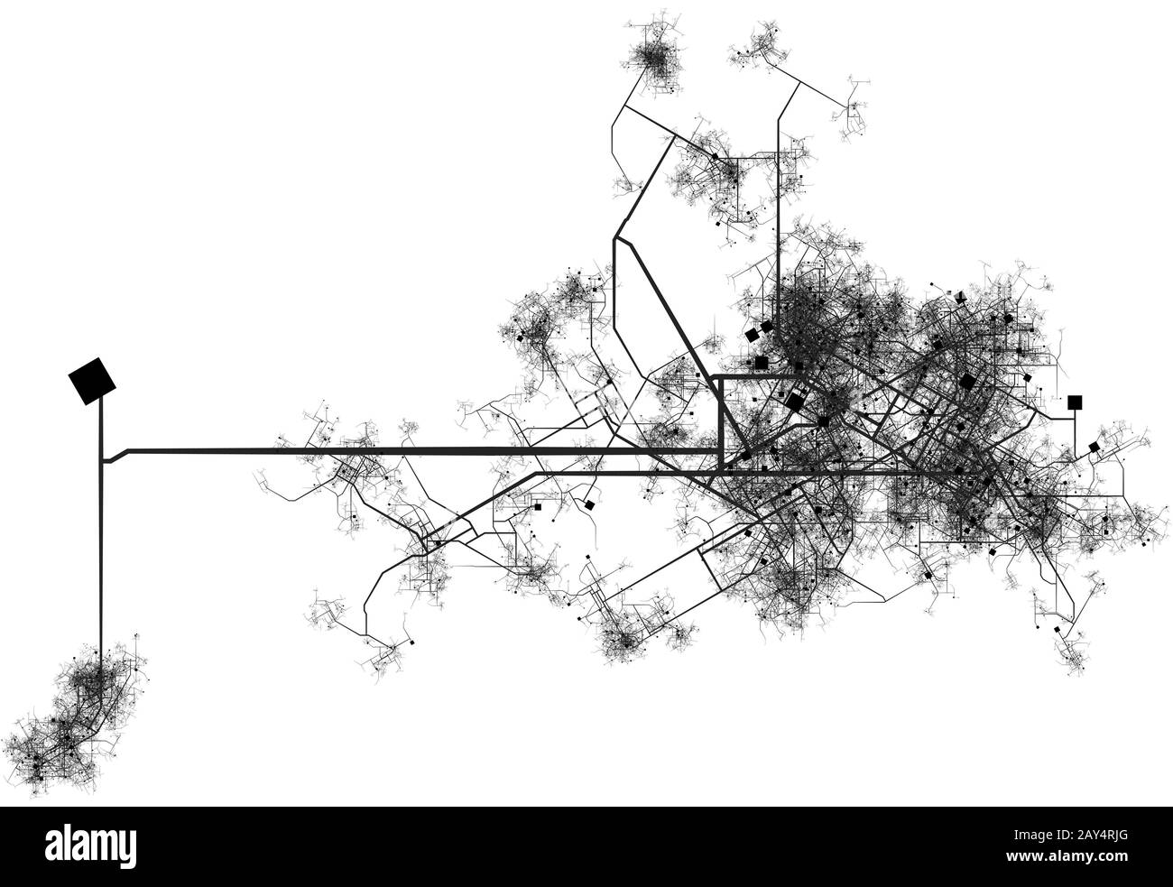 System mapping Cut Out Stock Images & Pictures - Alamy