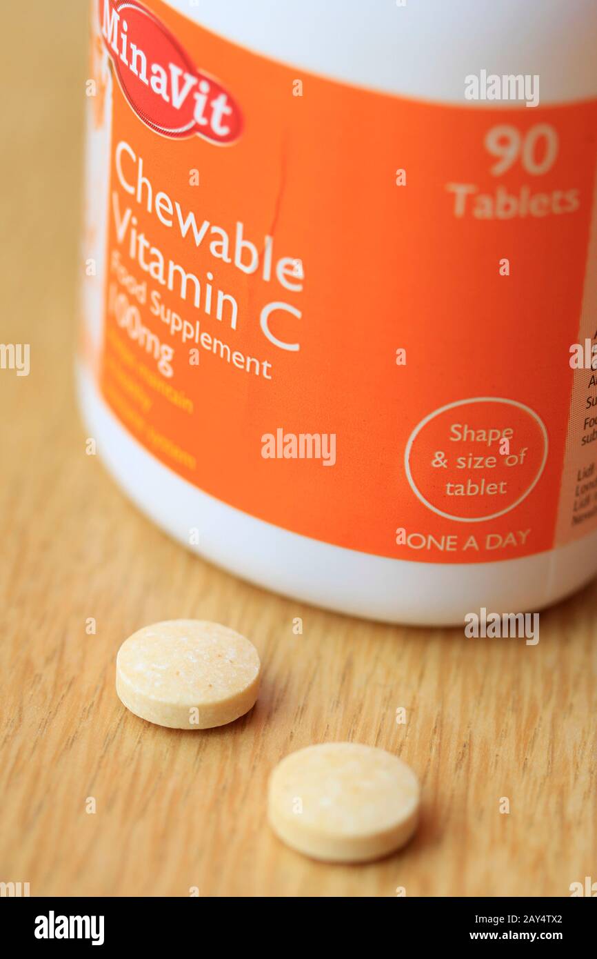 Vitamin c tablets hi-res stock photography and images - Alamy