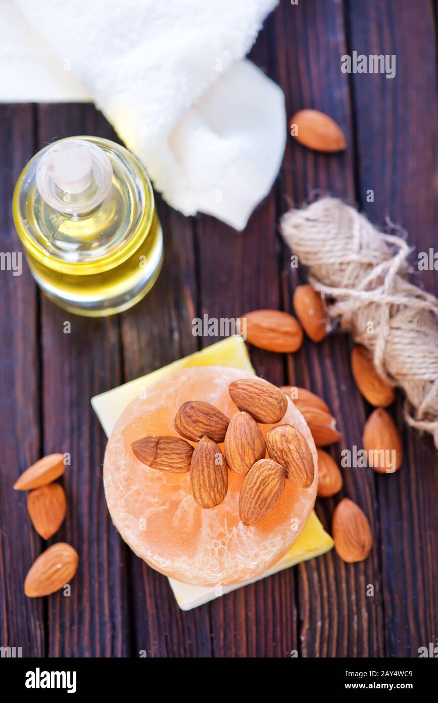 Almonds for soap hi-res stock photography and images - Alamy