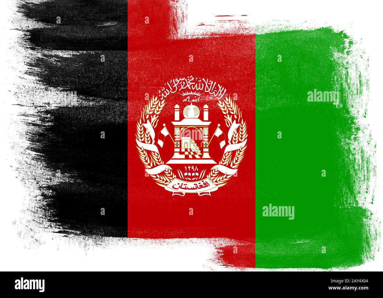 Flag of Afghanistan Stock Photo - Alamy