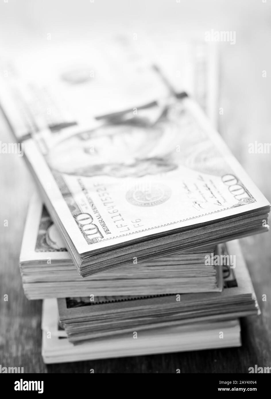 100 us bank note Black and White Stock Photos & Images - Alamy