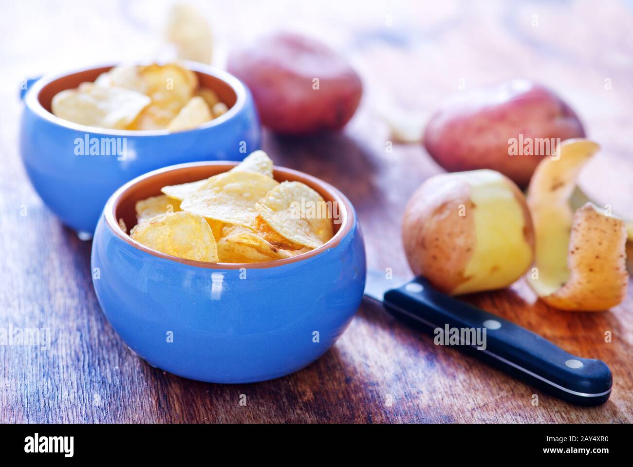 Potato chips peruvian fried snack hi-res stock photography and images ...