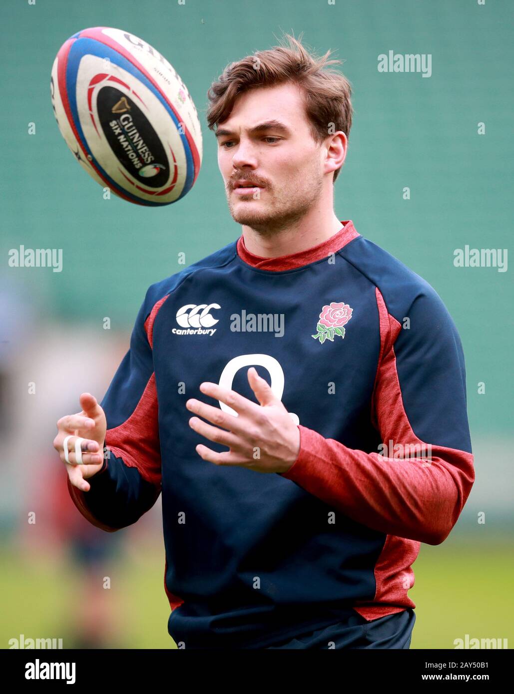 England's George Furbank during the training session at Twickenham ...