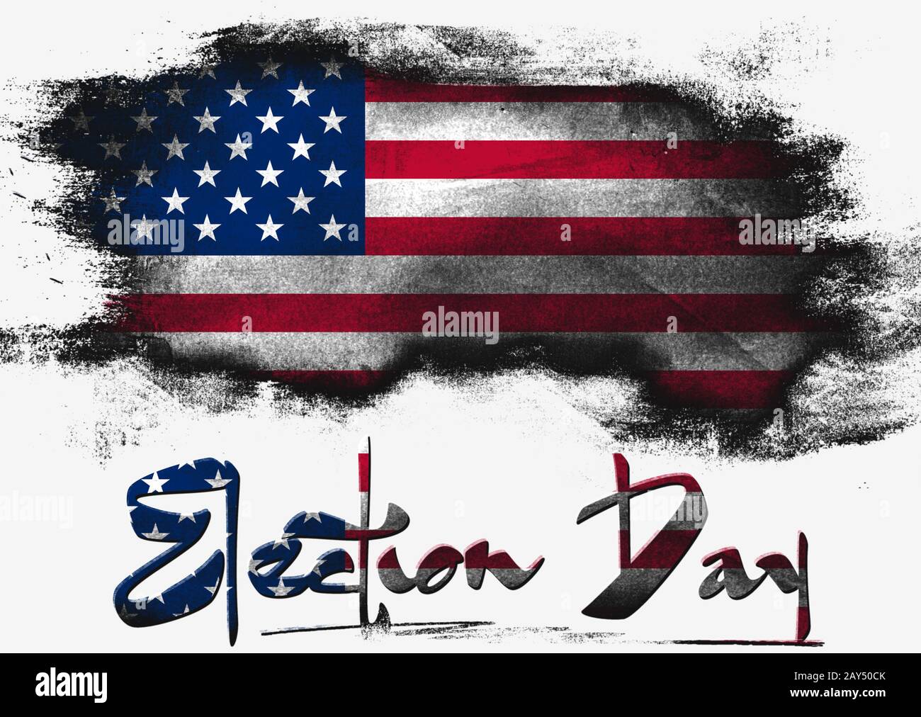Flag of United States, USA Election Day Stock Photo - Alamy