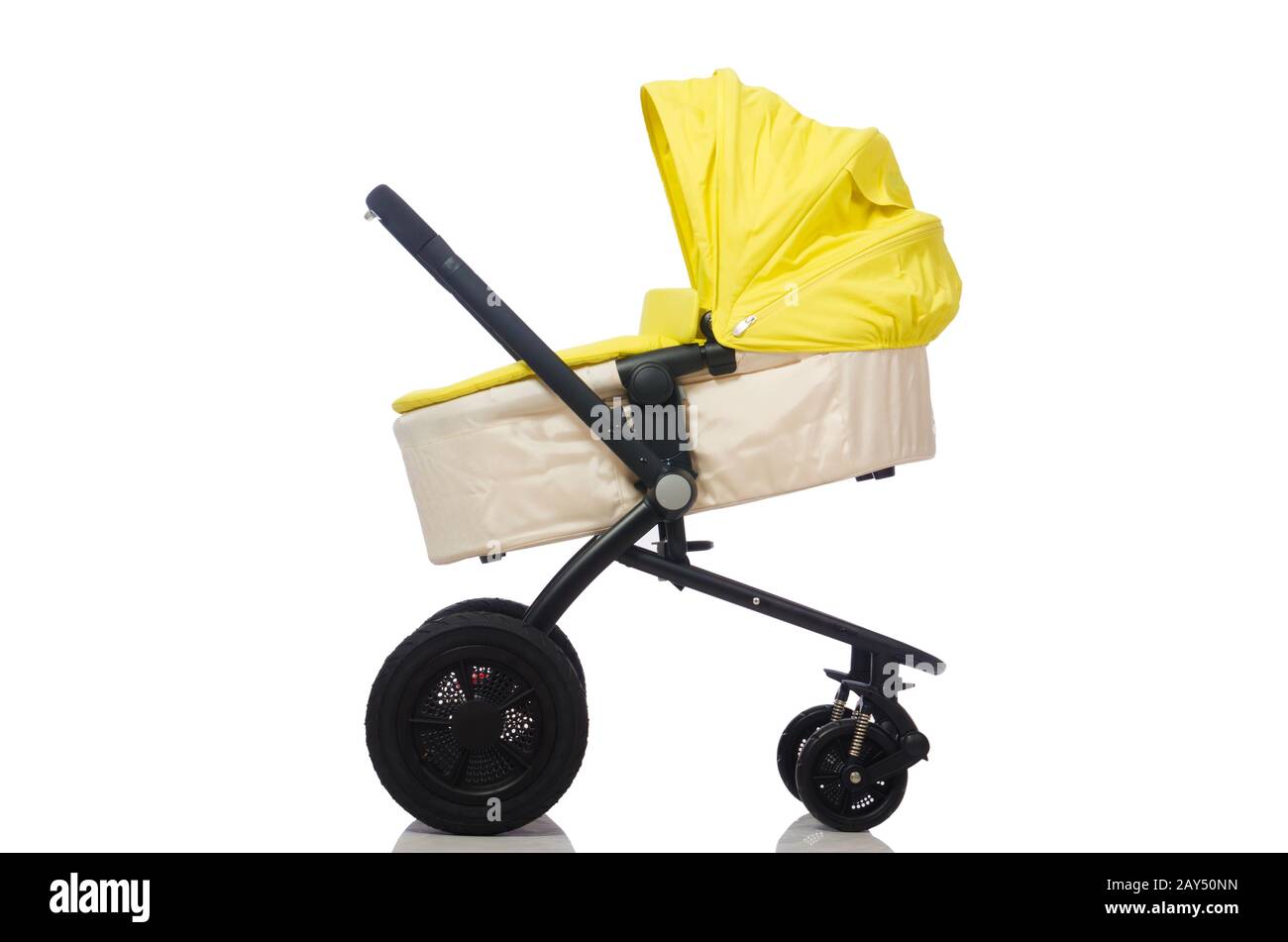 Child pram isolated on the white background Stock Photo - Alamy