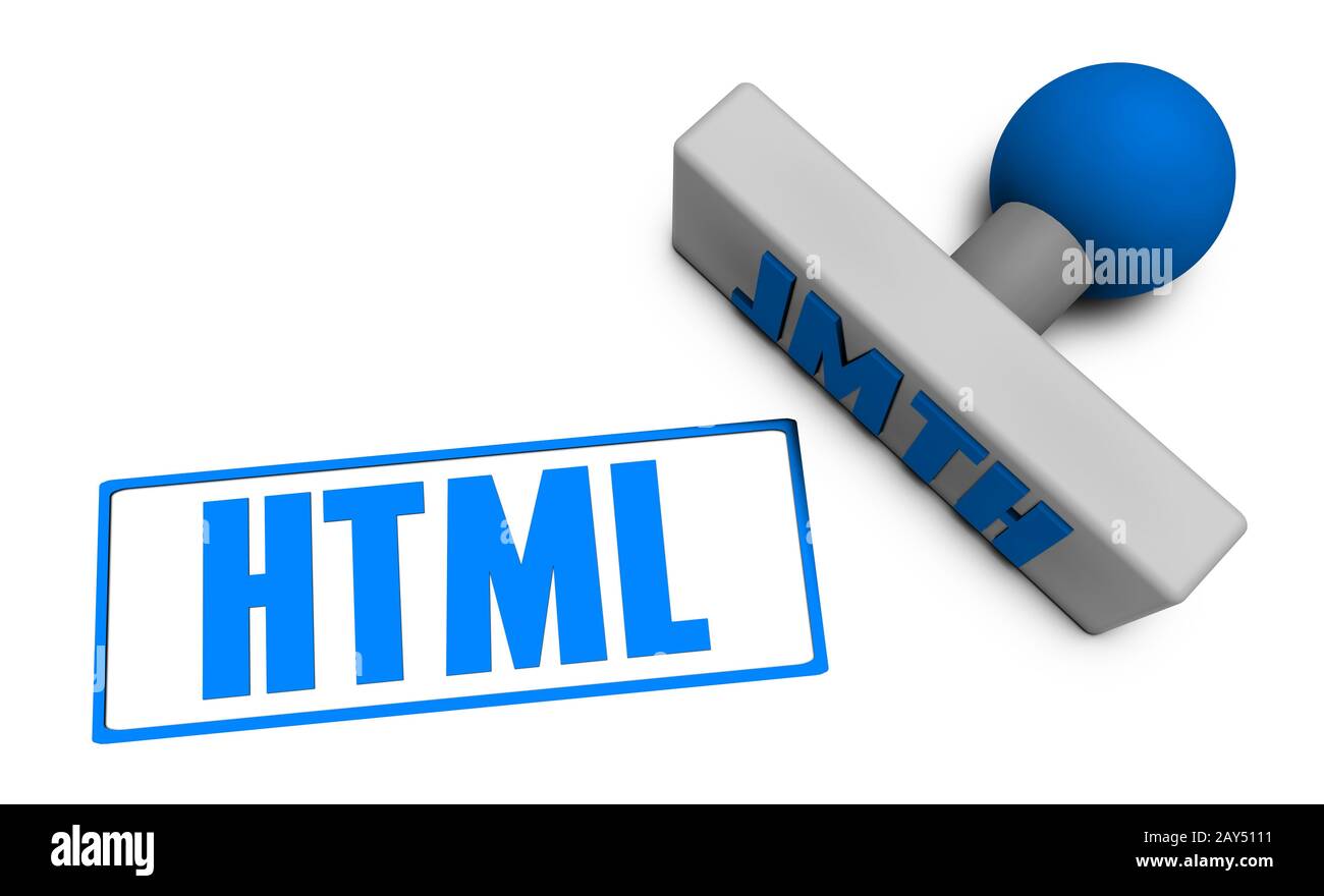 Html stamp hi-res stock photography and images - Alamy