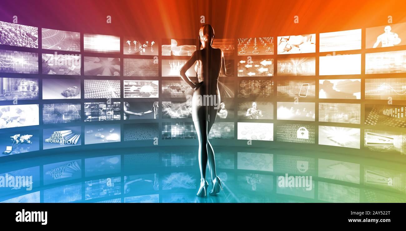 Media Technologies Concept Stock Photo - Alamy