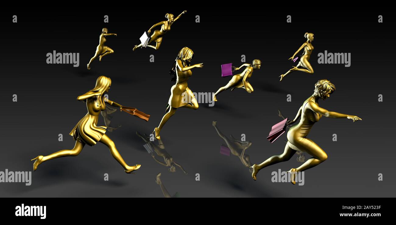 Group of Shoppers Stock Photo - Alamy