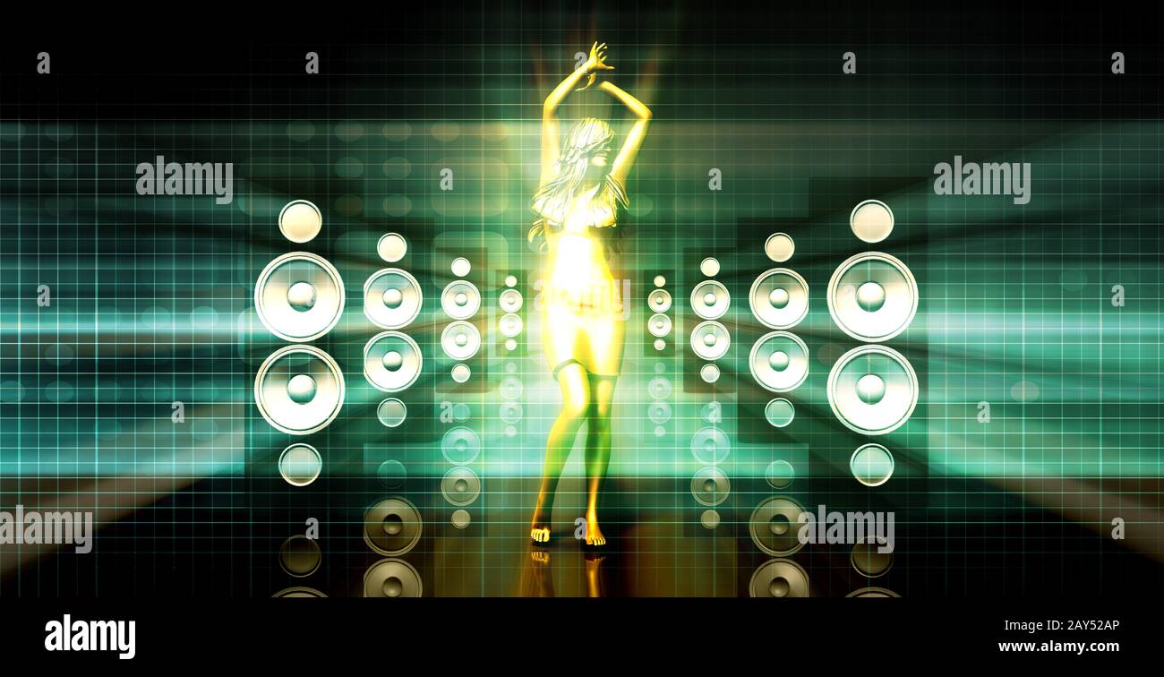 Abstract Music Dance Background Stock Photo - Alamy