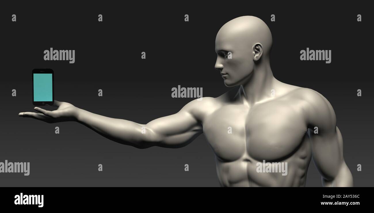 Creative Smartphone Application Stock Photo - Alamy