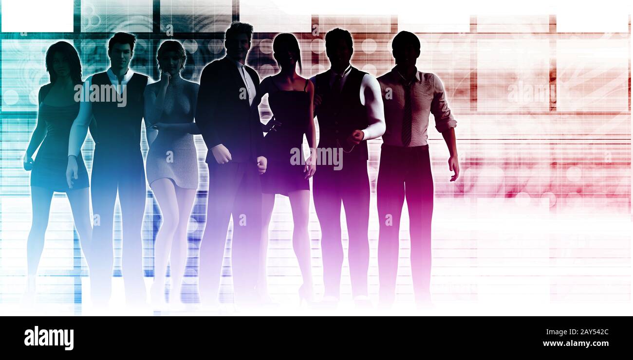 Group executives standing together hi-res stock photography and images ...