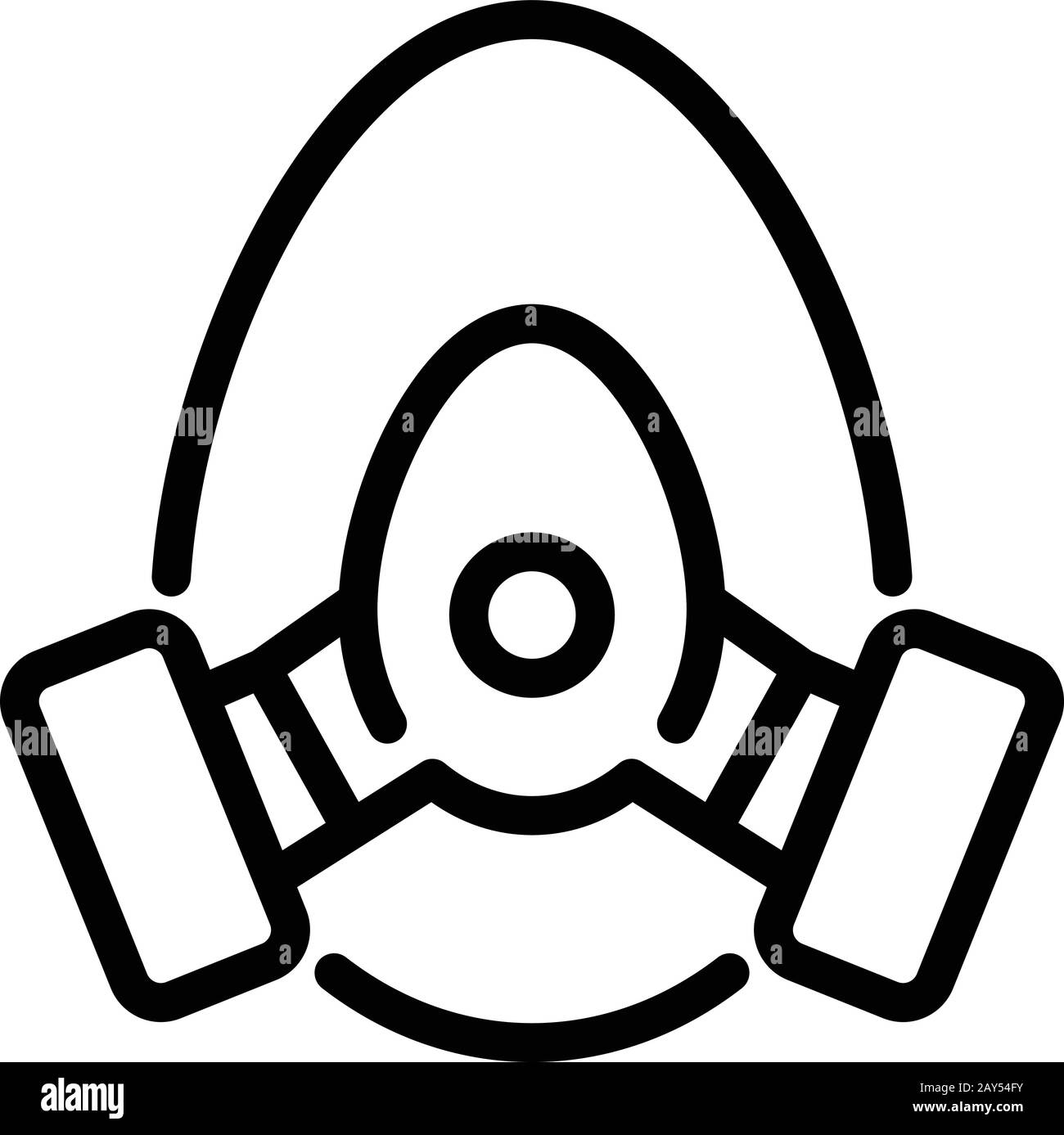 Air hospital mask icon, outline style Stock Vector Image & Art - Alamy