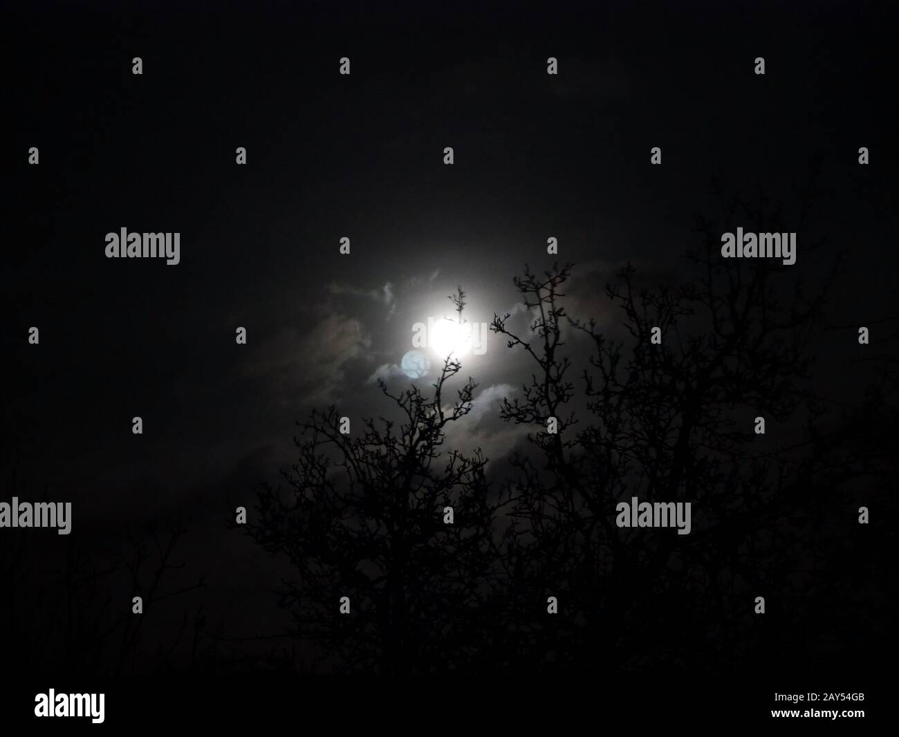Peeping moon hi-res stock photography and images - Alamy