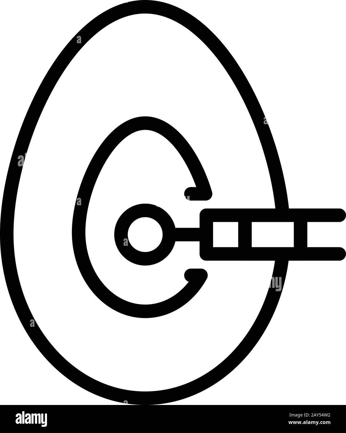 Hospital anesthesia mask icon, outline style Stock Vector Image & Art ...