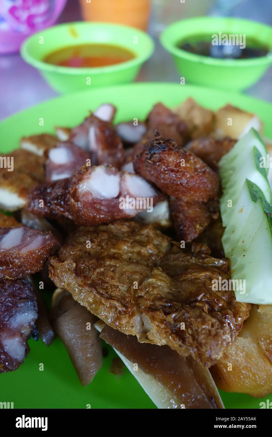 Loh bak or five-spice pork roll Stock Photo - Alamy