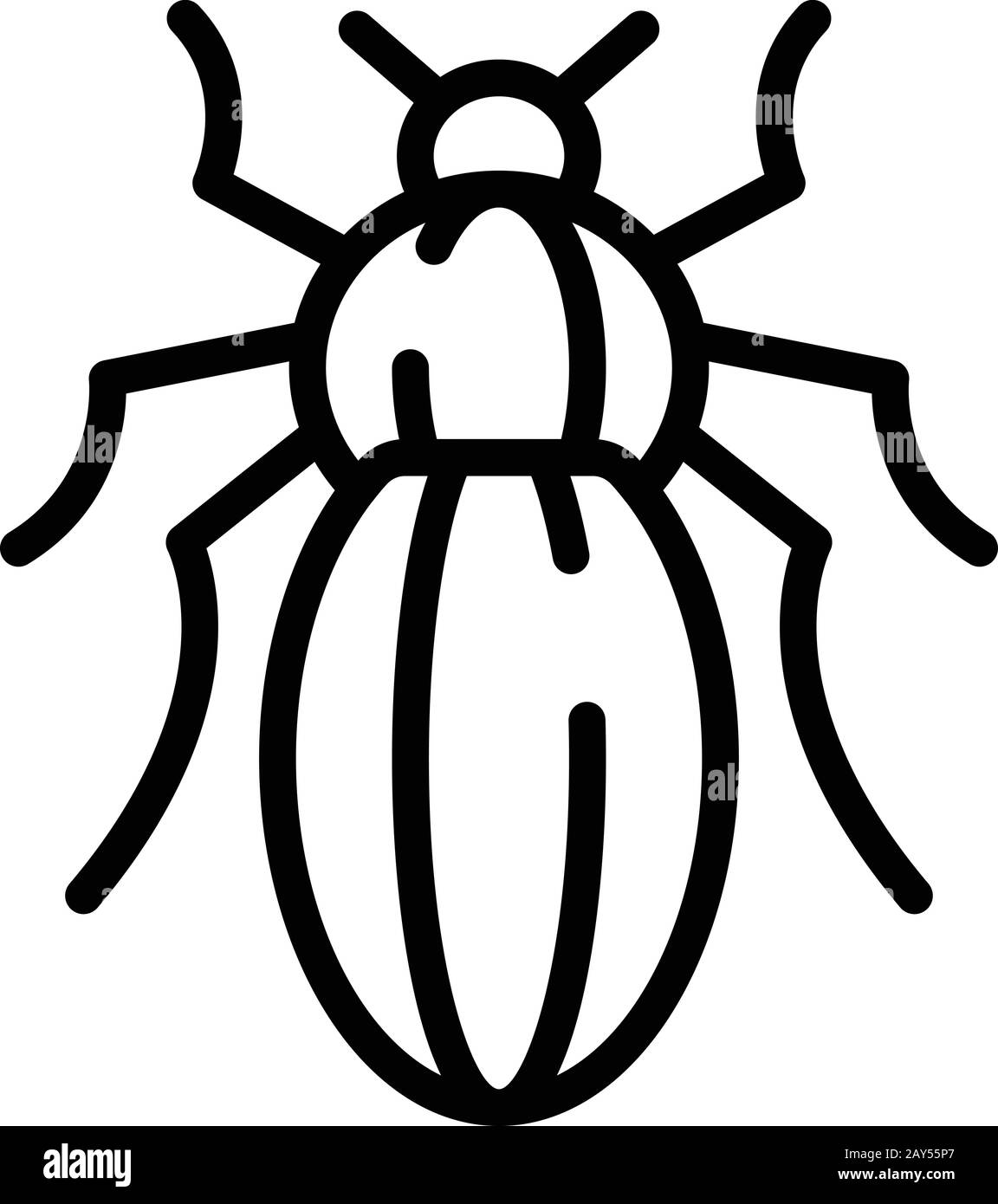 Infection bug icon, outline style Stock Vector Image & Art - Alamy