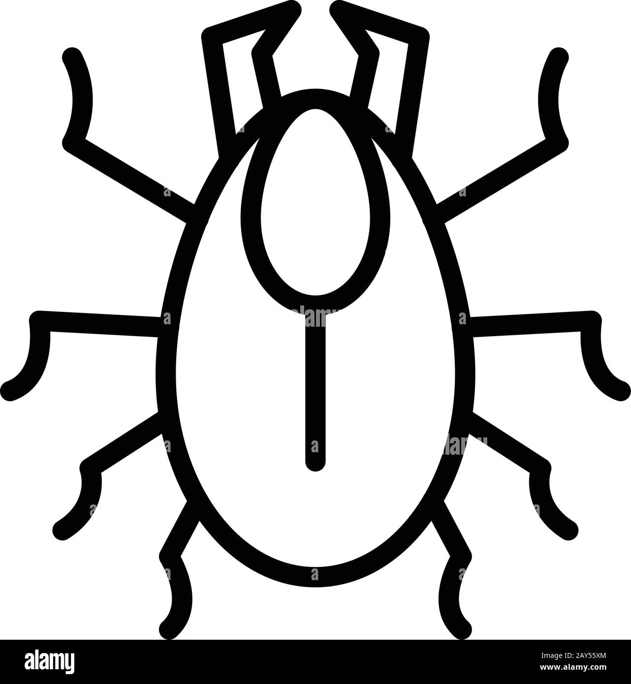 Annelid bug icon, outline style Stock Vector Image & Art - Alamy