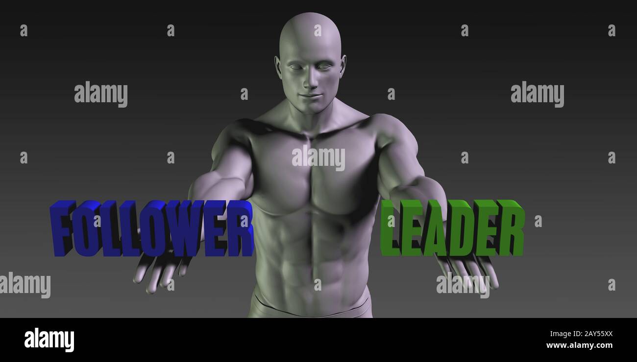 Follower vs Leader Stock Photo - Alamy