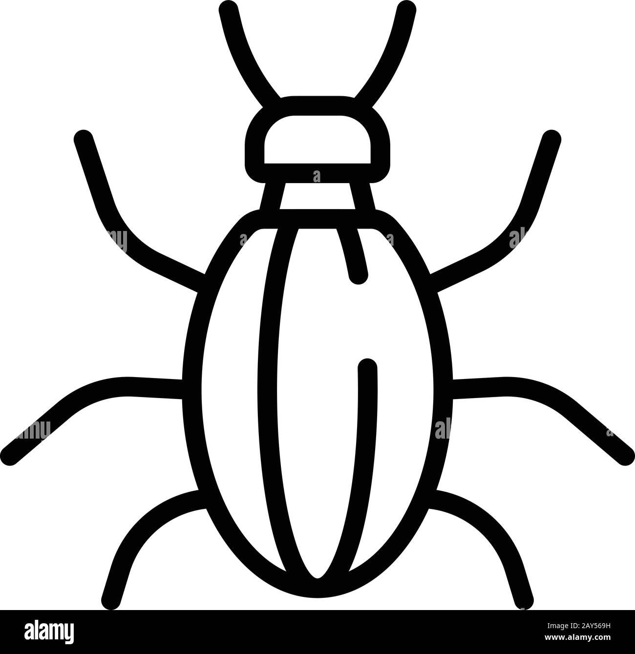 Nature bug icon, outline style Stock Vector Image & Art - Alamy