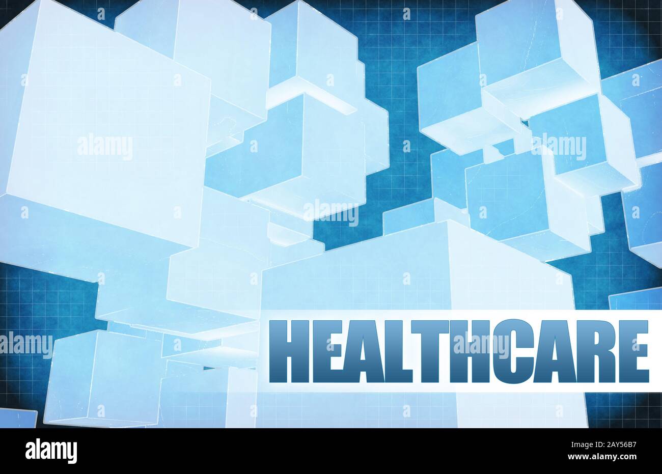 Healthcare on Futuristic Abstract Stock Photo - Alamy