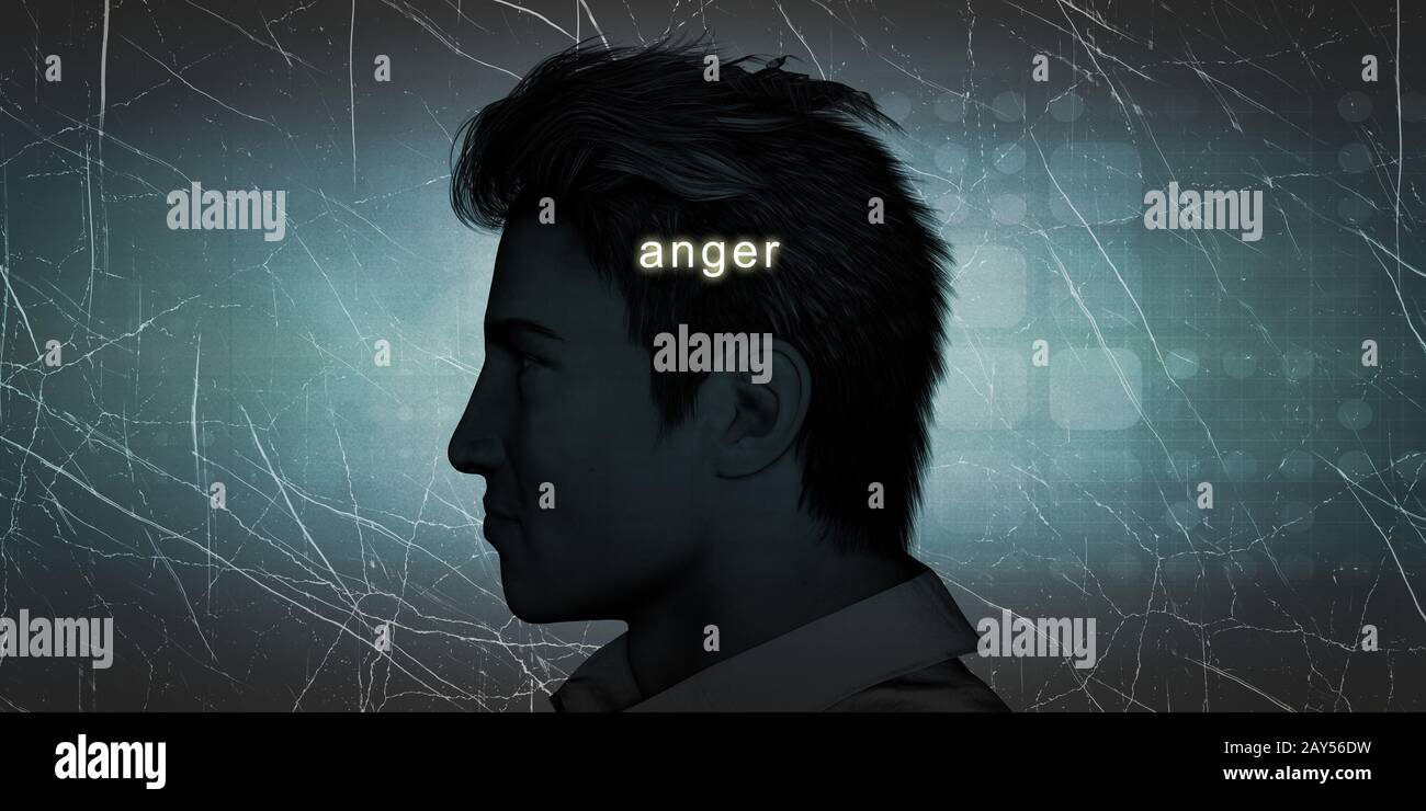 Man Experiencing Anger Stock Photo - Alamy