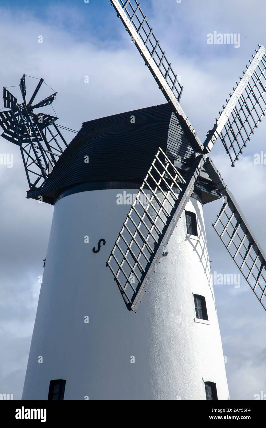 Windy Milne at Lytham, Lancashire. UK Weather. 24th March, 2017. Lytham ...