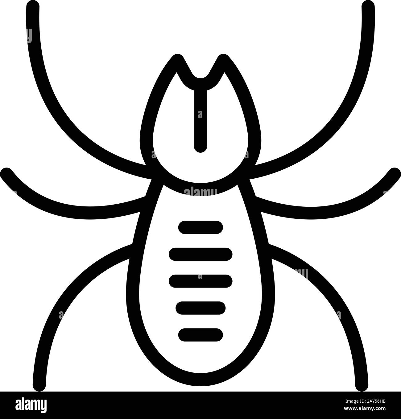 Bug insect icon, outline style Stock Vector Image & Art - Alamy