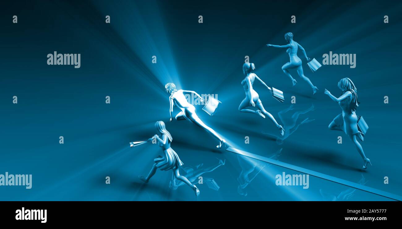 Crazy happy sales woman hi-res stock photography and images - Alamy