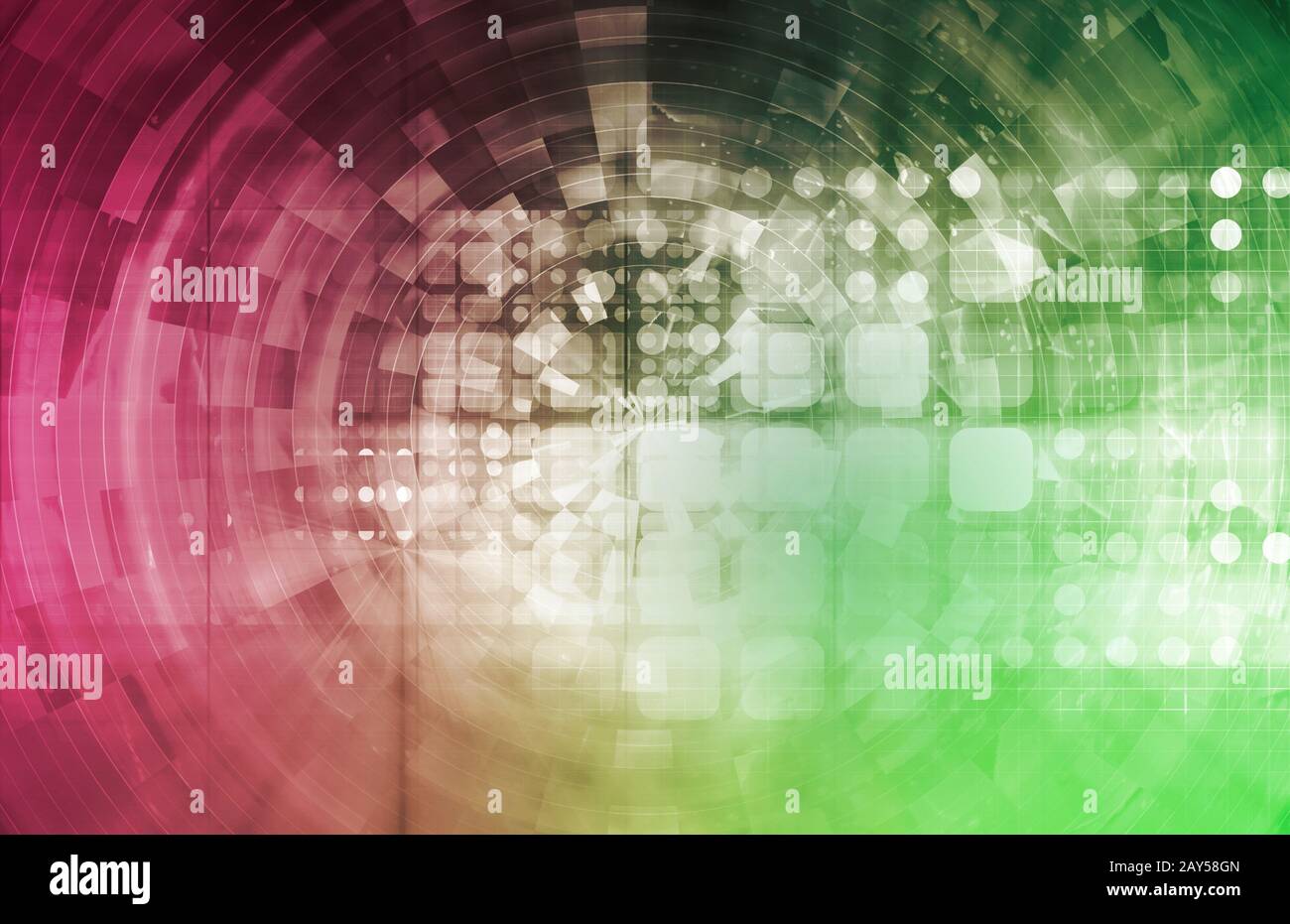 Virtual Technology Background Stock Photo - Alamy