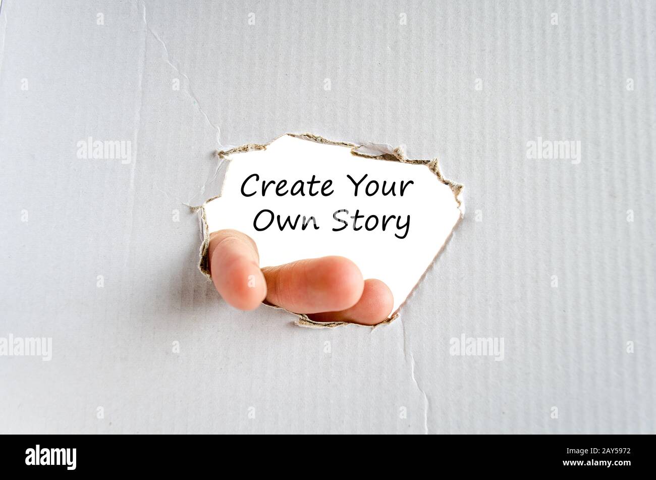Create your own story text concept Stock Photo - Alamy