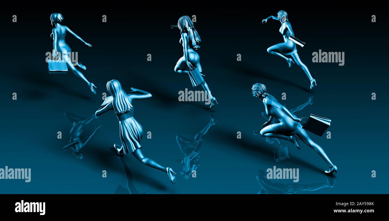 Shopping crowd stampede hi-res stock photography and images - Alamy