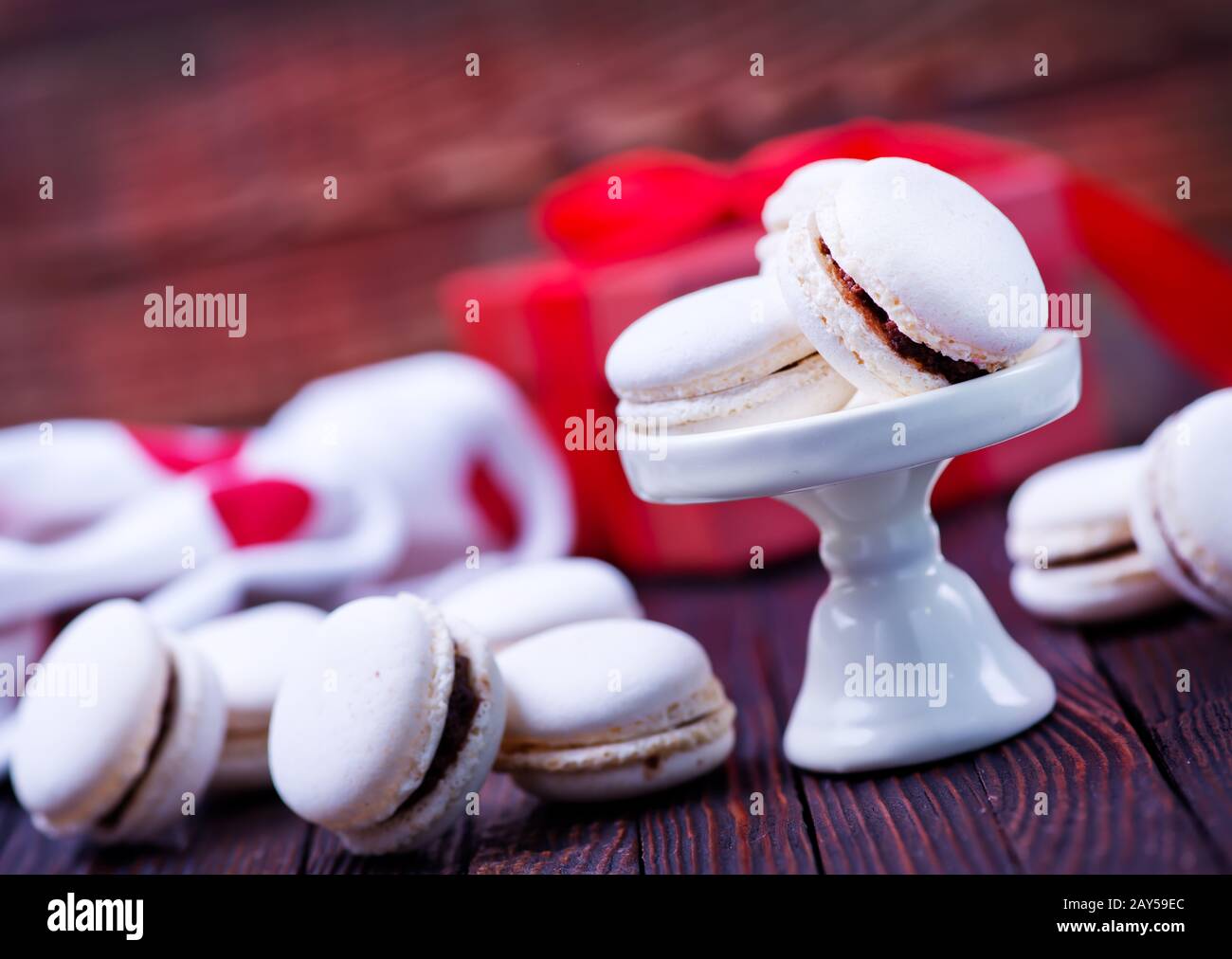 Homemade cake macaroon nuts hi-res stock photography and images - Alamy
