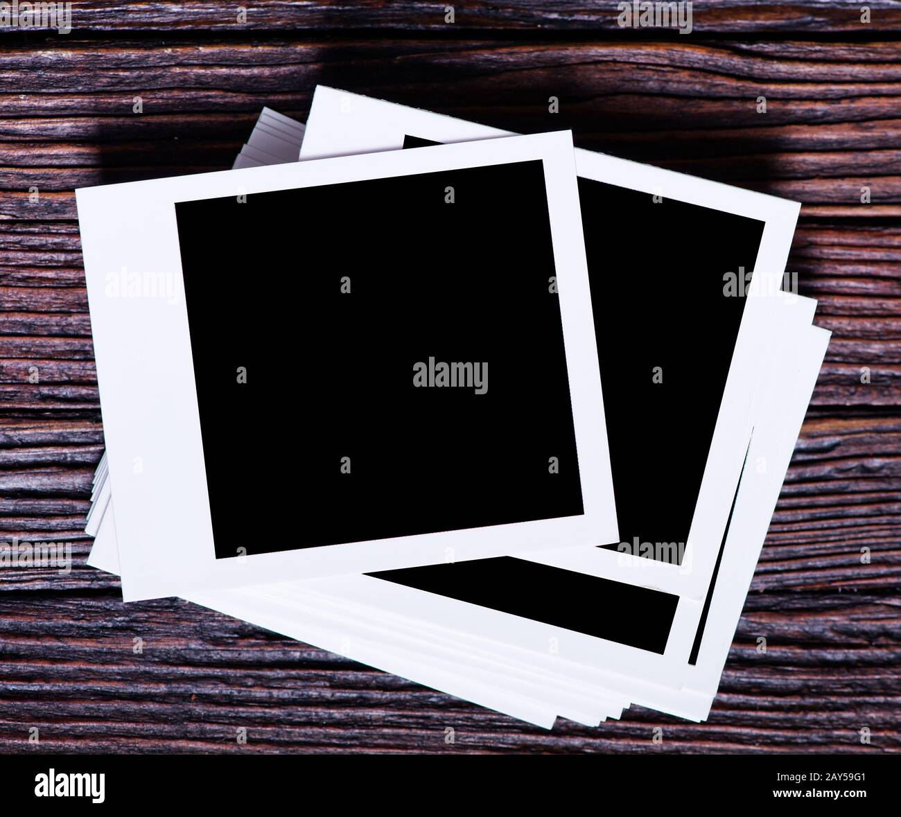 Blank instant photo Stock Photo - Alamy