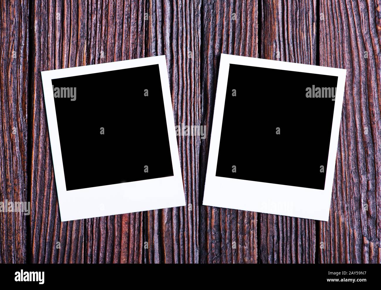 Blank instant photo Stock Photo - Alamy