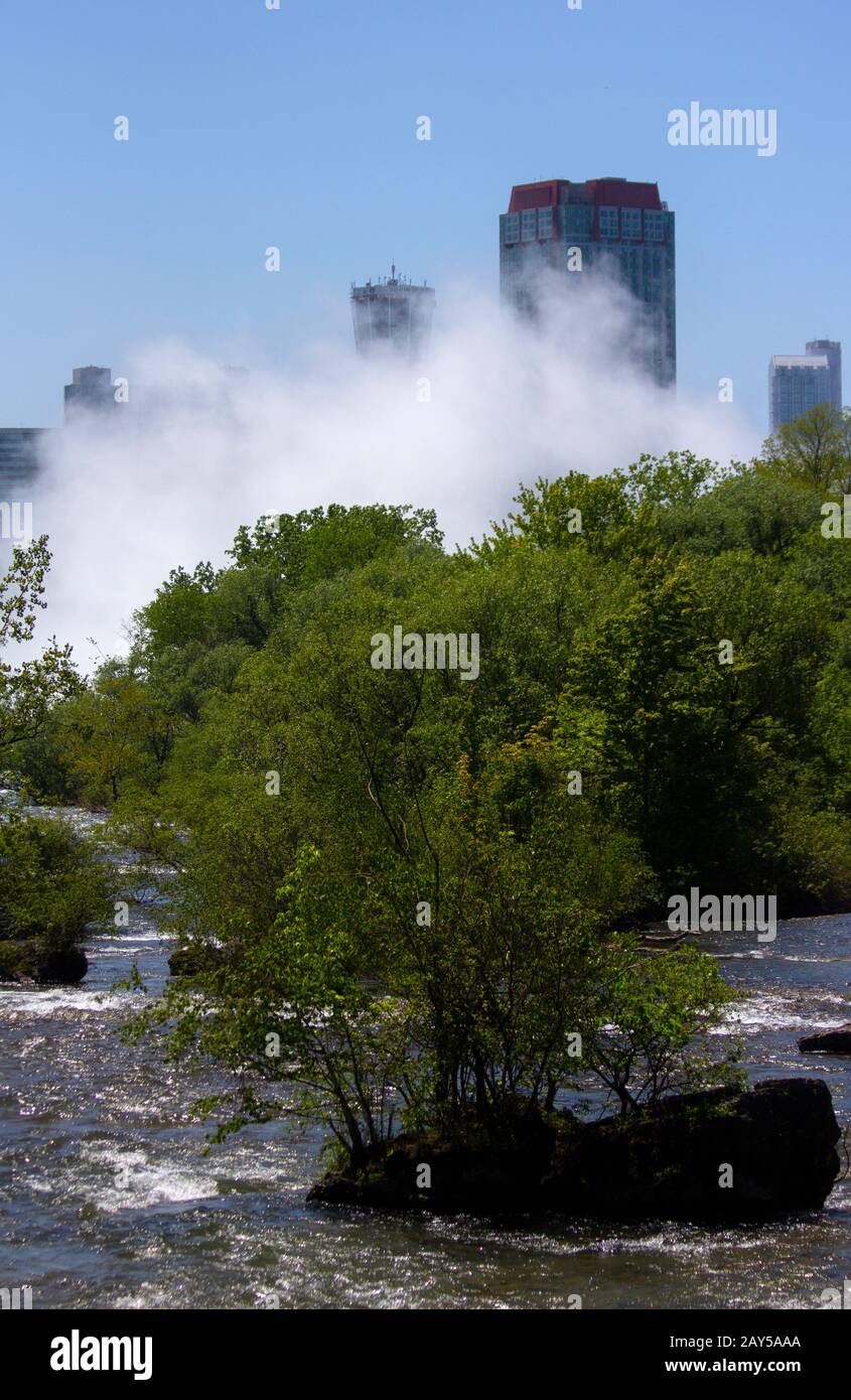 Niagara Falls skyline Stock Photo - Alamy