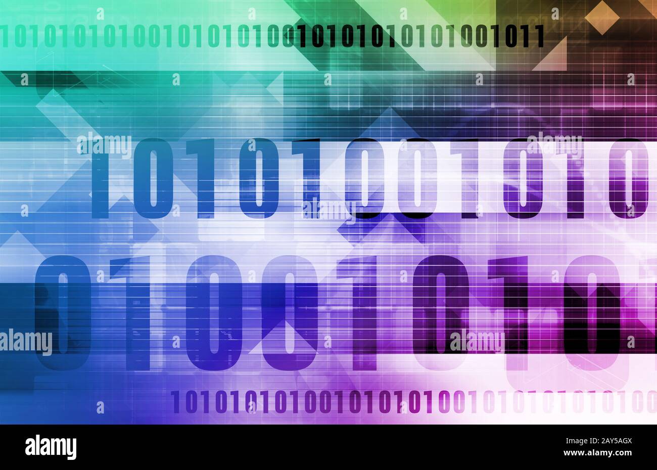 Digital Code Background Stock Photo - Alamy
