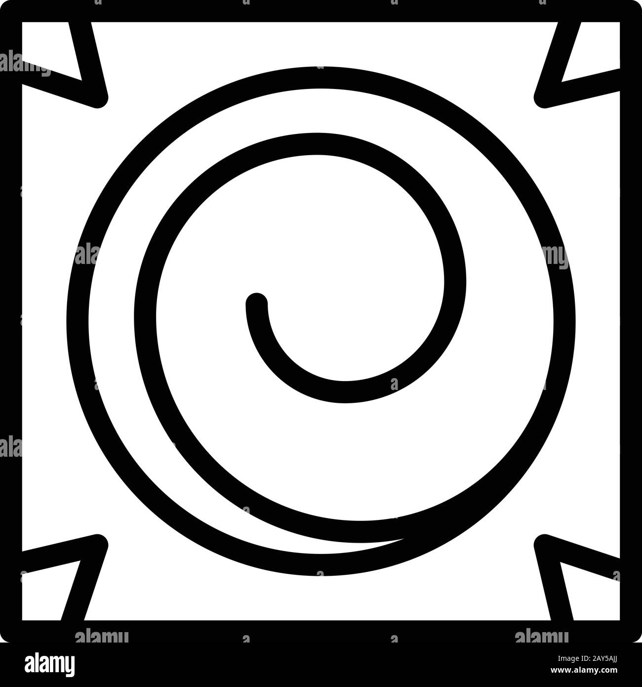 Square hypnosis icon, outline style Stock Vector Image & Art - Alamy