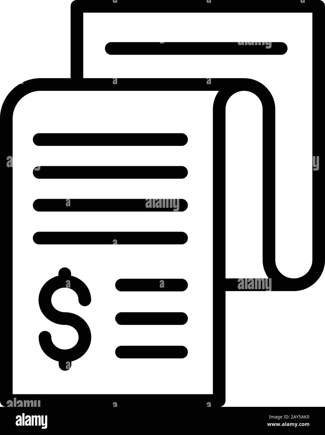 Divorce bill paper icon, outline style Stock Vector Image & Art - Alamy